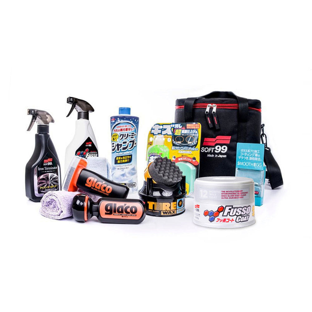 SOFT99 Set Premium Light & Detailing Bag – ECA Cleaning Ltd